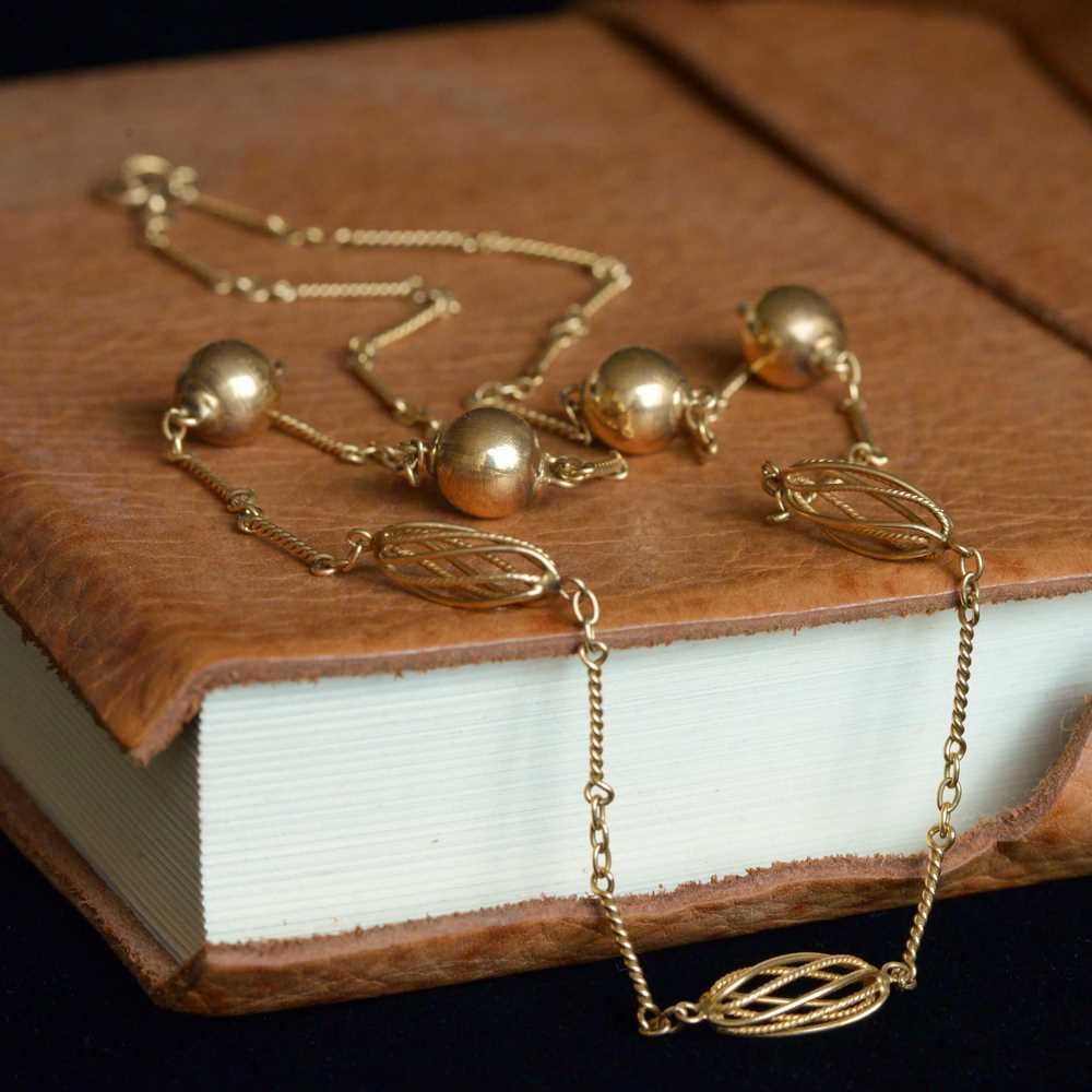 Vintage Fancy Link Chain in 9ct Gold - Antique And Vintage Elegance ...